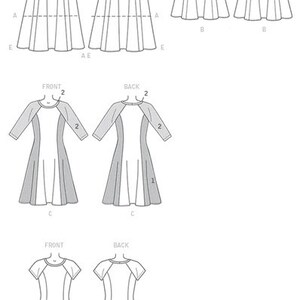 Mccall's M7349 Sewing Pattern for Misses' Easy Sew Knit Pullover ...