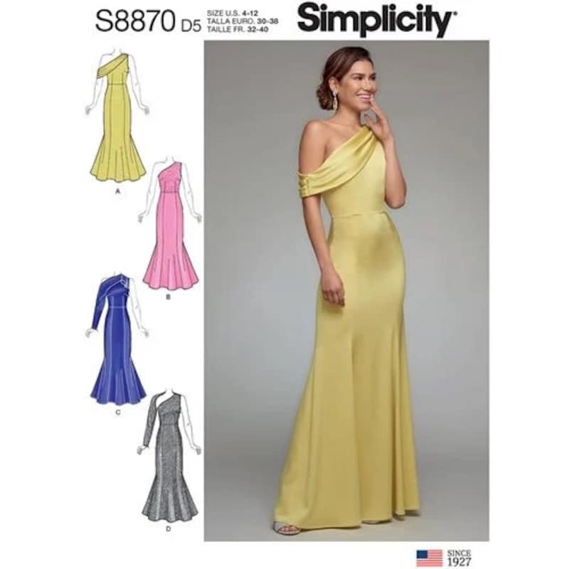 Formal Dress Pattern - Etsy