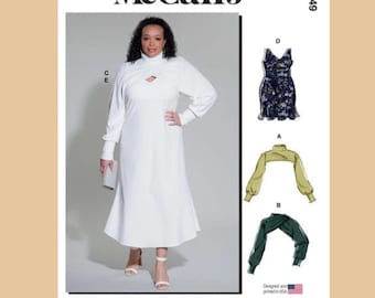 Butterick B6680 Sewing Pattern, Misses' and Women's Plus Size Easy Sew ...