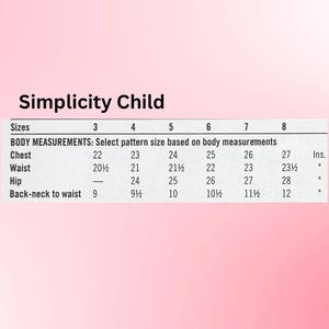 Simplicity S9962 Sewing Pattern for Children's Easy to Sew Dress ...
