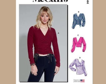 Mccall's 7324 Sewing Pattern for Misses' Easy to Sew Loose Fitting ...