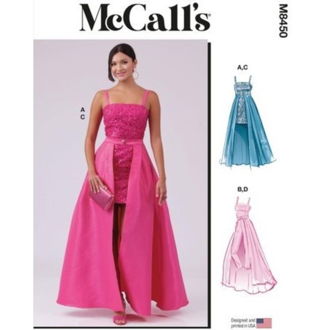 Mccall's M8450 Sewing Pattern for Misses and Women's Special Occasion ...