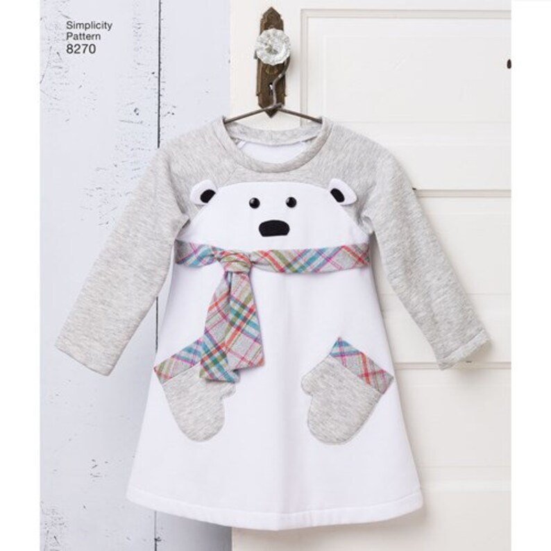 Simplicity 8270 Toddler Girls Knit Sportswear From Ruby Jeans | Etsy