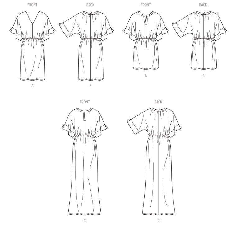 Simplicity S9781 Sewing Pattern for Misses' Easy to Sew Dresses ...