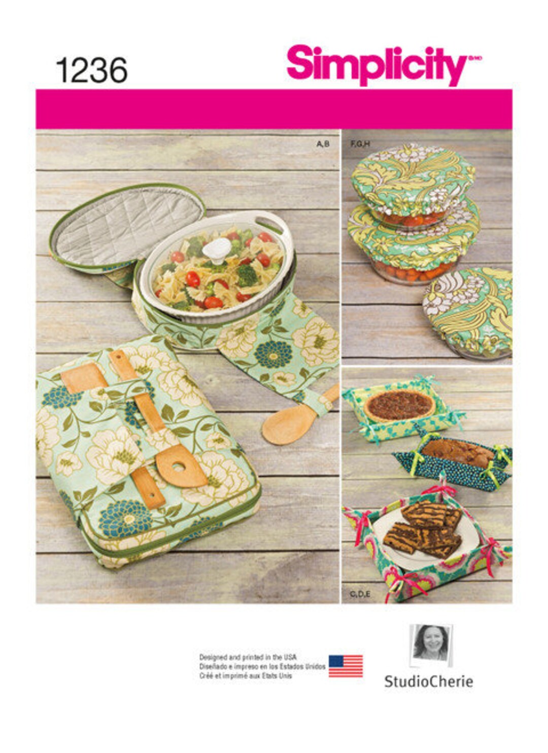 Simplicity S1236 Sewing Pattern: Cooking in Style With Casserole ...