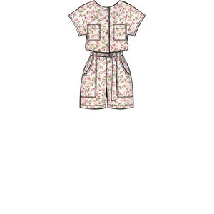 Simplicity 8907 Misses & Plus Size Jumpsuit Pattern Front - Etsy