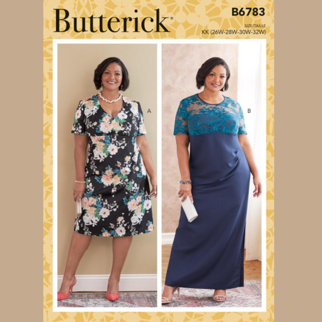 Butterick 6783sewing Pattern for Women's Easy to Sew Short Sleeve High ...