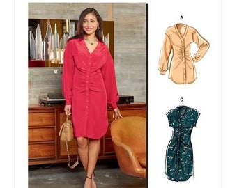 Simplicity S8875 Sewing Pattern, Misses and Women's Plus Size Deep V ...