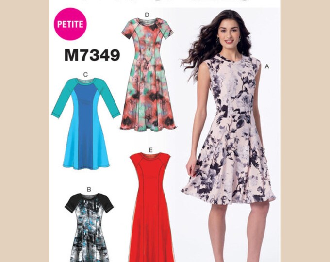 Mccall's M7349 Sewing Pattern for Misses' Easy Sew Knit Pullover ...