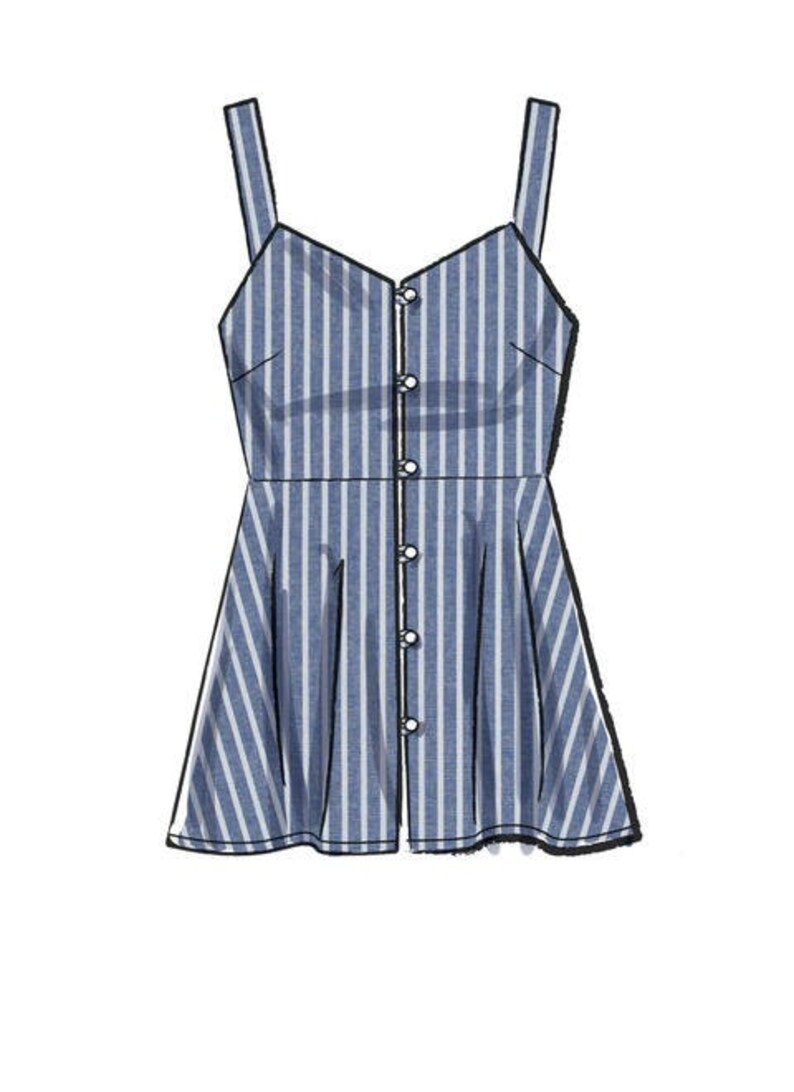 Mccall's M7902 Sewing Pattern for Misses Easy to Sew Blouse With Front ...