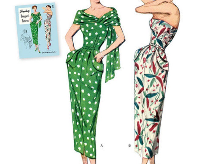 Simplicity S8876 Sewing Pattern for Misses' 1940's Vintage Dress and ...
