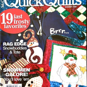 Quick Quilts Holiday Craft Magazine by Mccall's January 2005 Edition ...