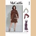 Mccall's M8348 Sewing Pattern for Misses' Easy Sew Knit Pullover Dress ...