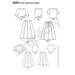 Simplicity 8609 Misses-plus Size Knit Crop Top and Pleated Skirt Sewing ...