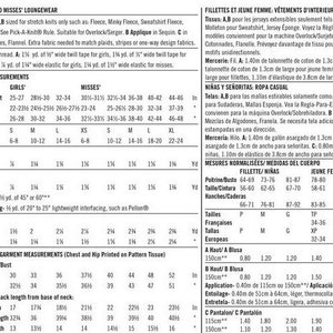 Simplicity 9019 Easy to Sew Girl's and Misses'/plus Size Pull-on ...