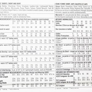 Simplicity 1370 Misses and Plus Size Shorts Skort and Skirt Sewing ...