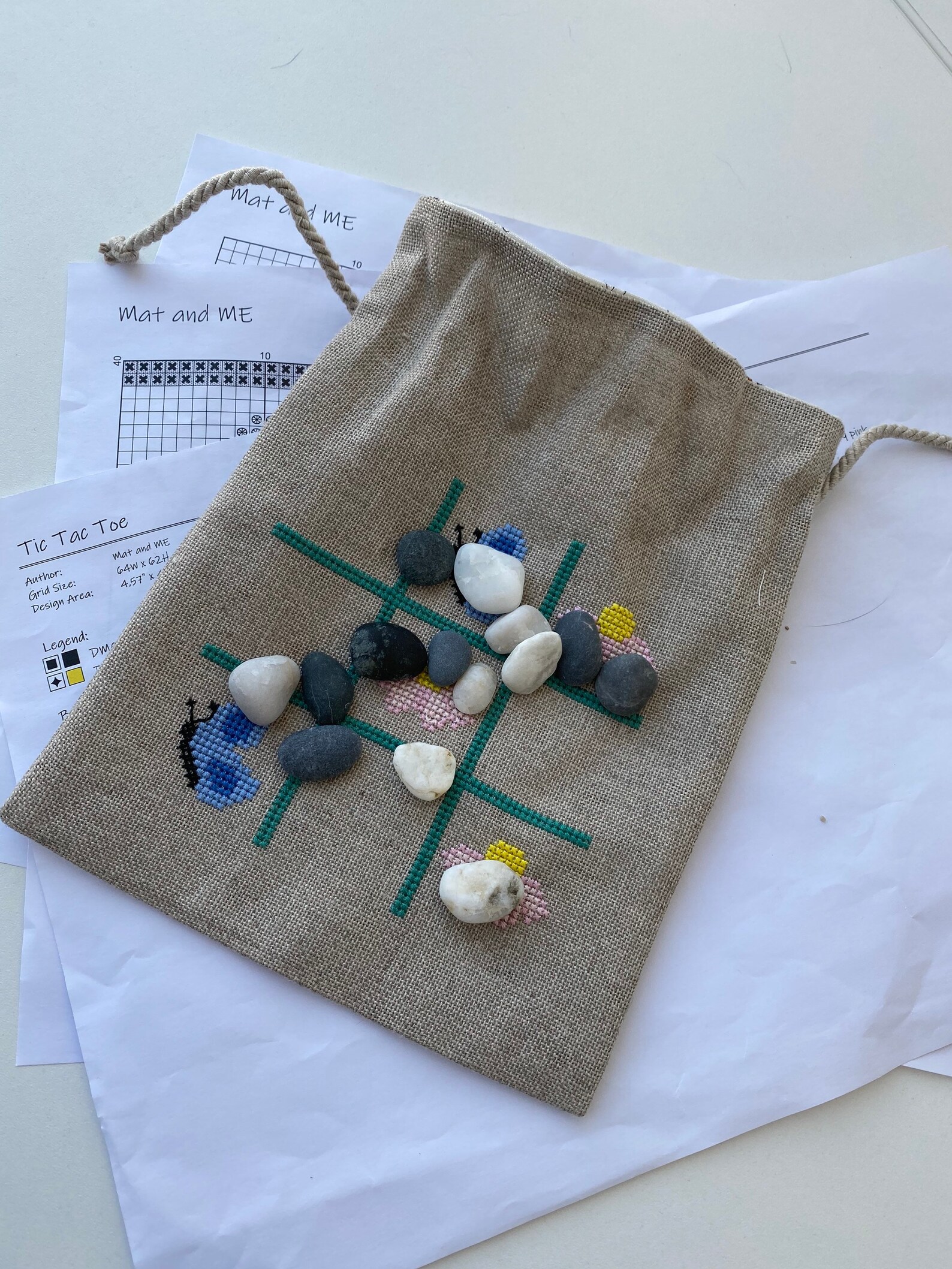 Tic Tac Toe - Mat and ME Design - Etsy
