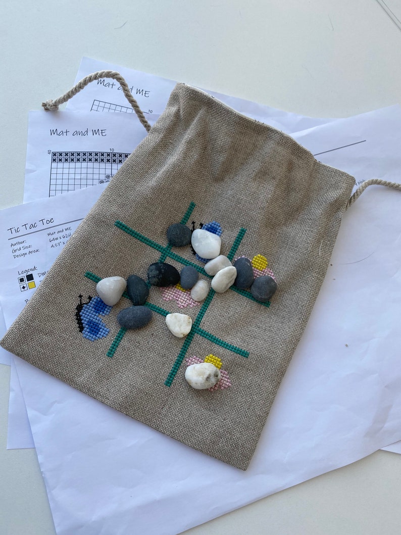 Tic Tac Toe - Mat and ME Design - Etsy