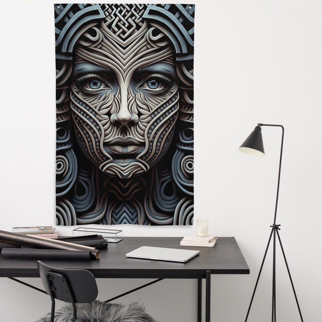 Psychedelic Flag Mind Melting Face's - Etsy