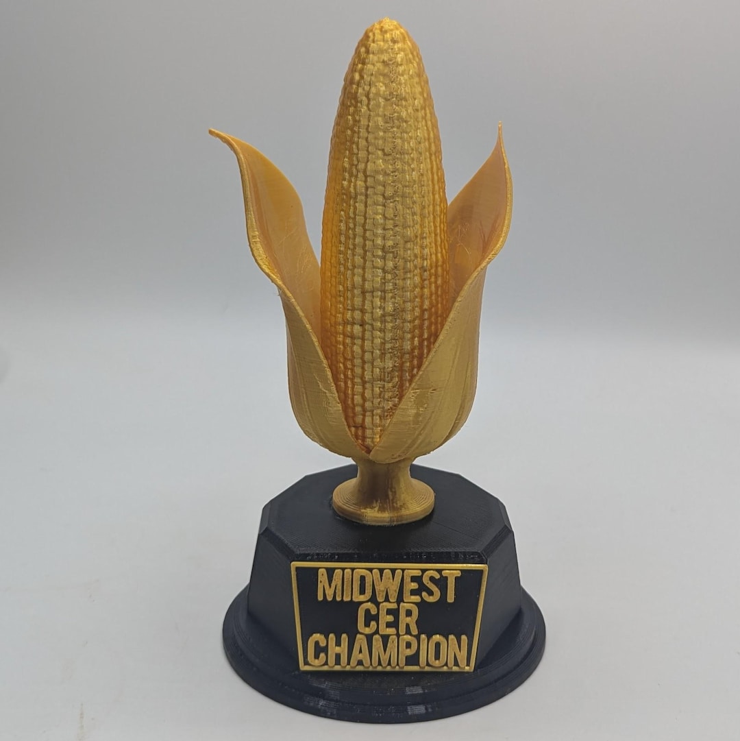 Personalised Corn on the Cob Trophy, Custom Trophy Gift, Corn on the ...