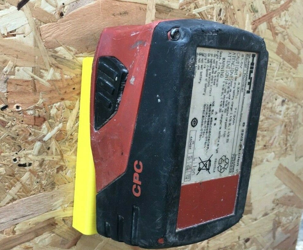 Battery Wall Mount for Hilti B22 22v or B36 36v Batteries / Undershelf ...