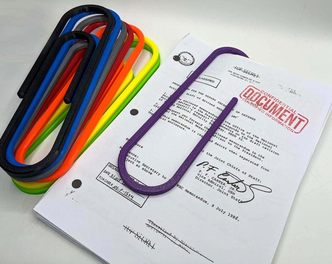 Vintage Syroco Clip up Giant Paperclip Wall Mounted Office Organizer ...