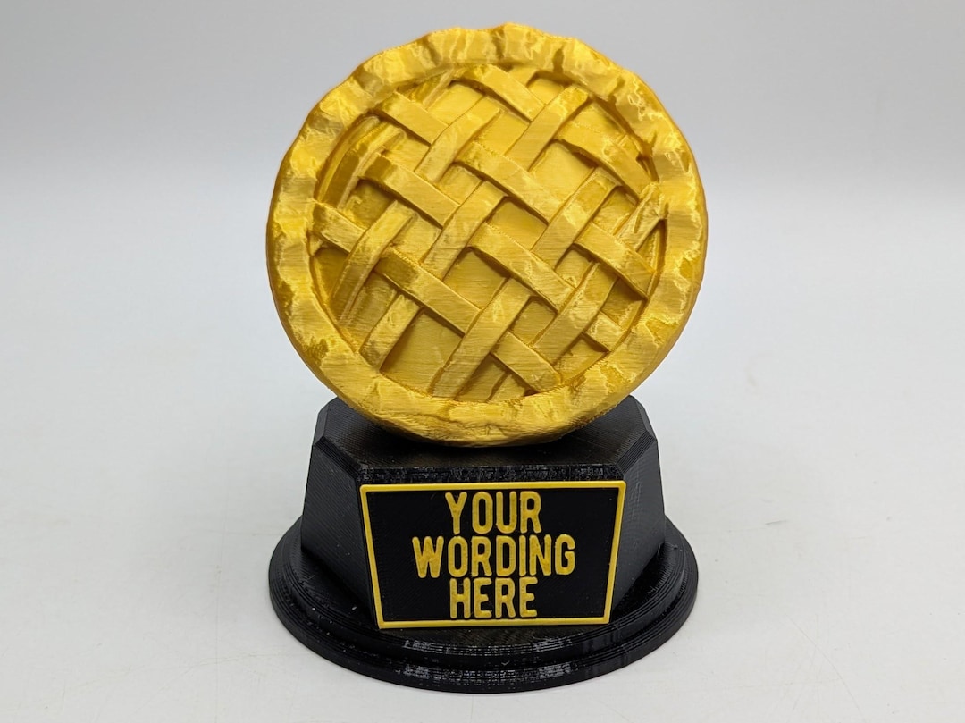Personalised Pie Trophy, Meat Pie Trophy, Pie Award, Custom Trophy, Pie ...