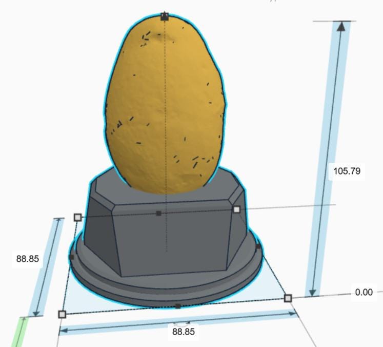 Personalised Potato Trophy, Hot Potato Trophy, Golden Potato Award ...