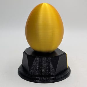 Personalised Golden Egg Trophy, Good Egg Award, Best Employee Award ...