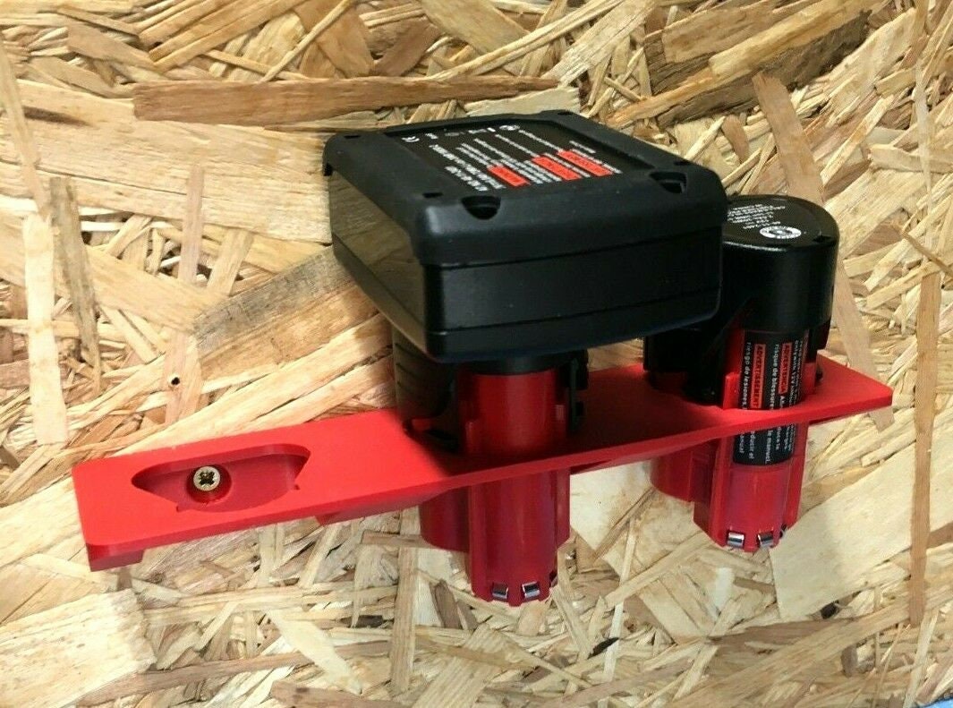 Battery Wall Mount for Hilti B22 22v or B36 36v Batteries / Undershelf ...
