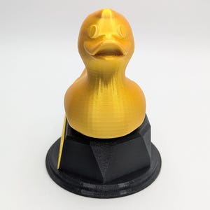 Personalised Rubber Ducky Trophy, Rubber Duck Fun Trophy, Rubber Duck ...