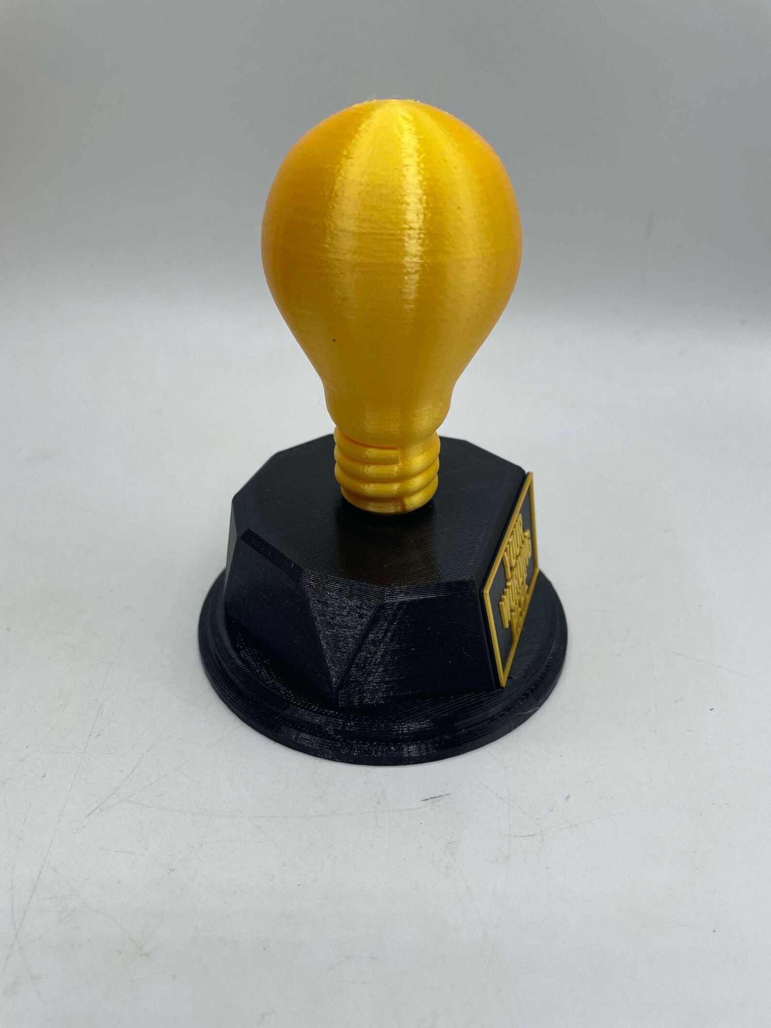 Personalised Light Bulb Trophy, Ideas Trophy, Light Bulb Award, Ideas ...