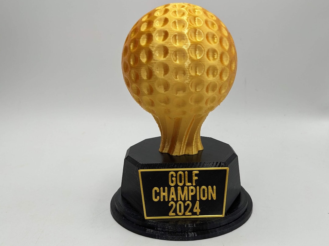 Personalised Golf Trophy, Golfing Fun Trophy, Hole in One, Golfer Gift ...