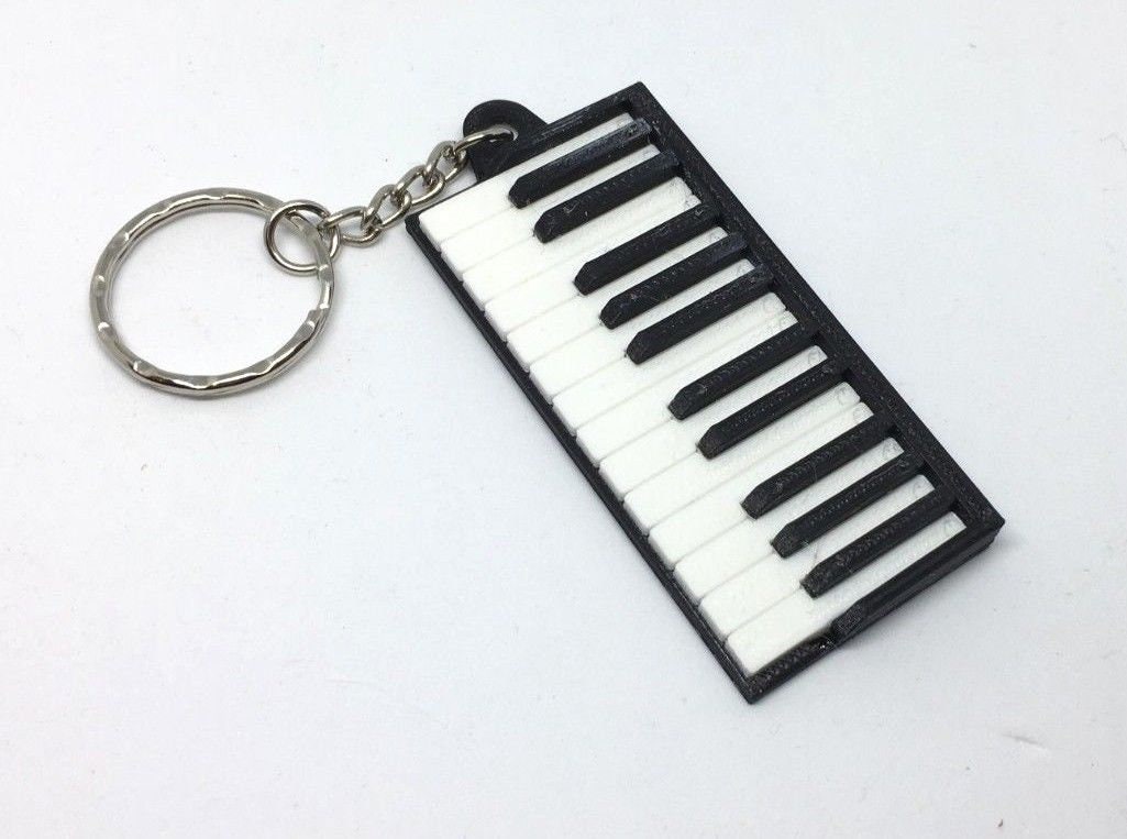 Piano Keyboard 3D Keyring / Bag Tag ideal Gift for Piano | Etsy