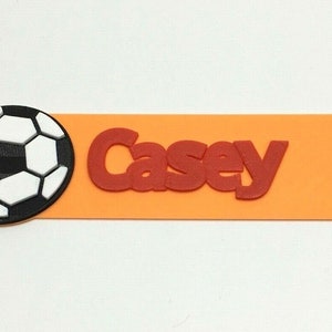 Football Personalised Bookmarks, Soccer Bookmark, Football Reading Gift ...
