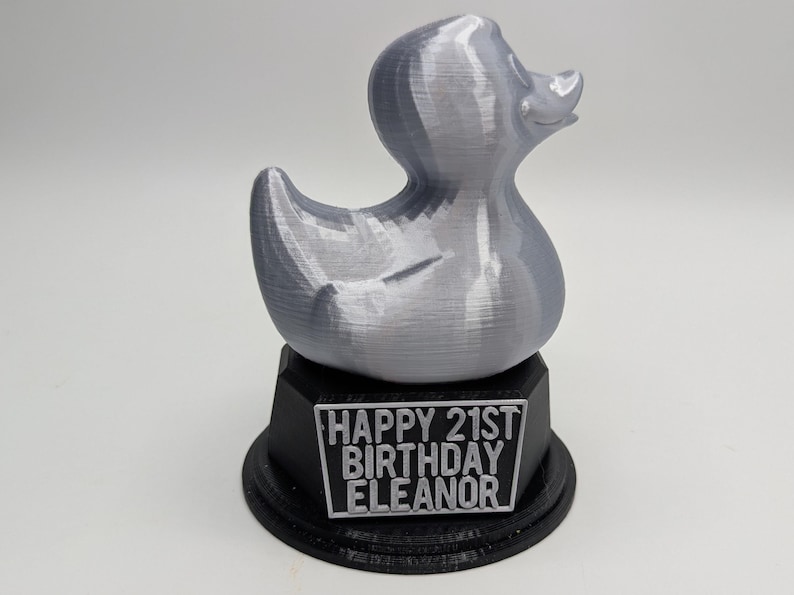 Personalised Rubber Ducky Trophy, Rubber Duck Fun Trophy, Rubber Duck ...