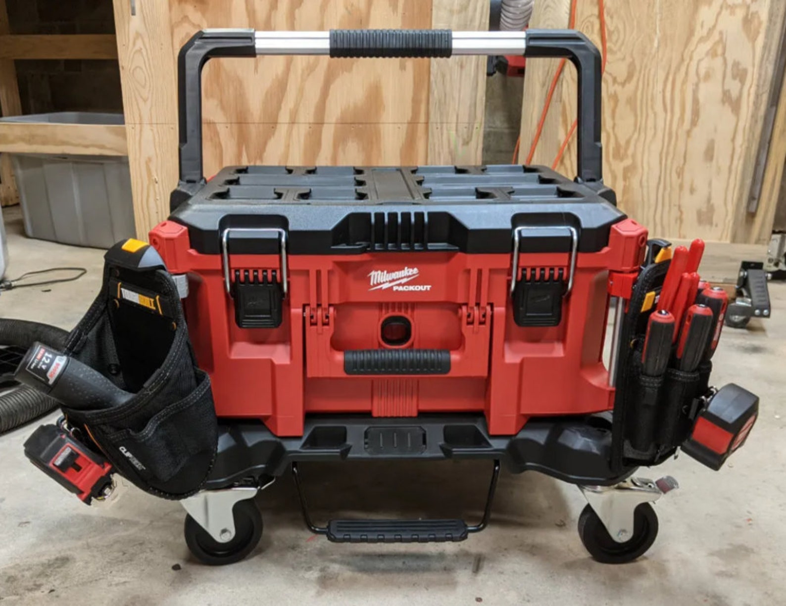 Toughbuilt Cliptech Tool Pouch Mounts for Milwaukee Packout Corner Rail ...