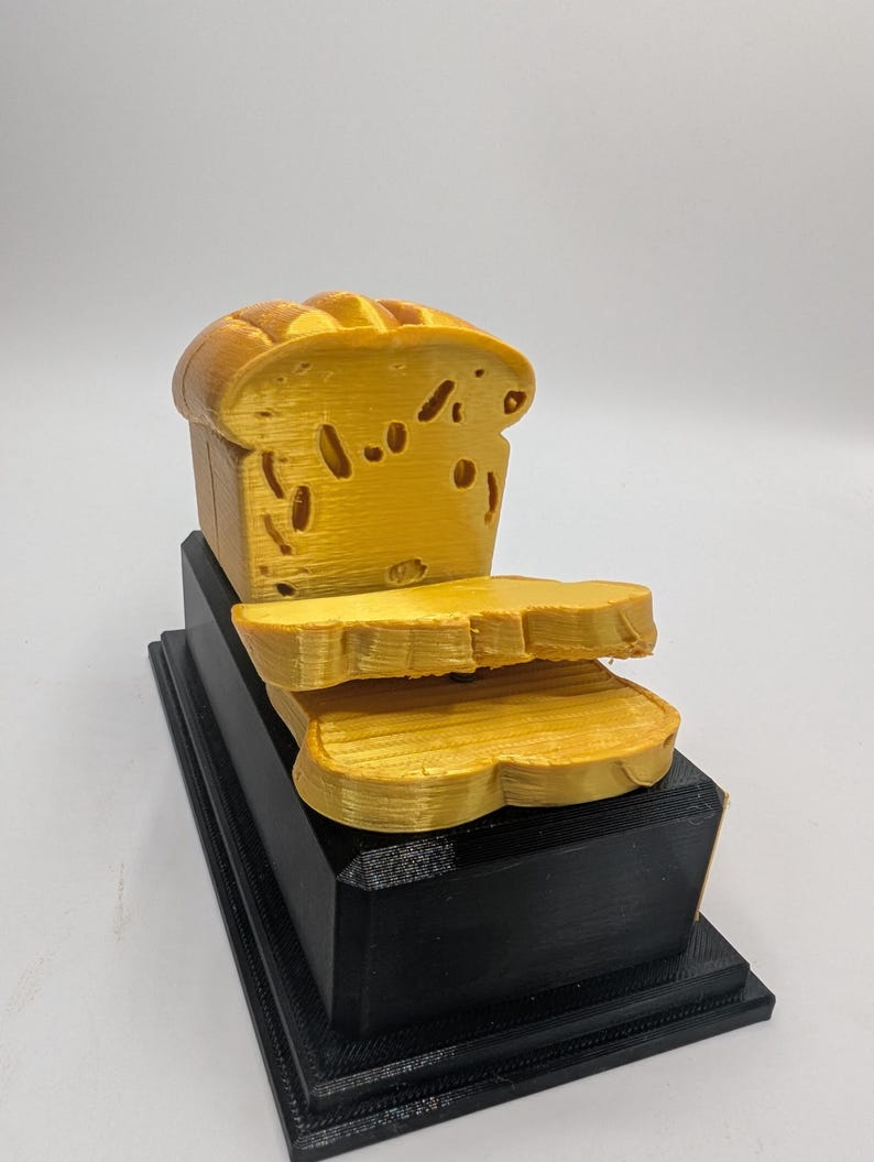 Personalised Loaf of Bread Trophy, Sandwich Award, Custom Trophy ...