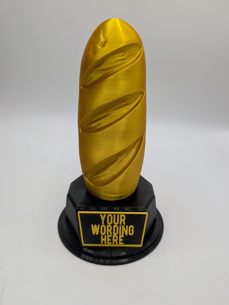 Personalised Loaf of Bread Trophy, Sandwich Award, Custom Trophy ...