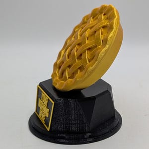 Personalised Pie Trophy, Meat Pie Trophy, Pie Award, Custom Trophy, Pie ...