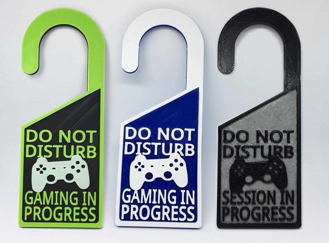 Gaming Do Not Disturb Door Sign / Hanging Do Not Disturb Sign - Etsy