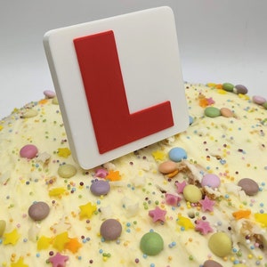 Learner Driver Cake Topper / New Driver Cake Topper / Lplate Cake ...