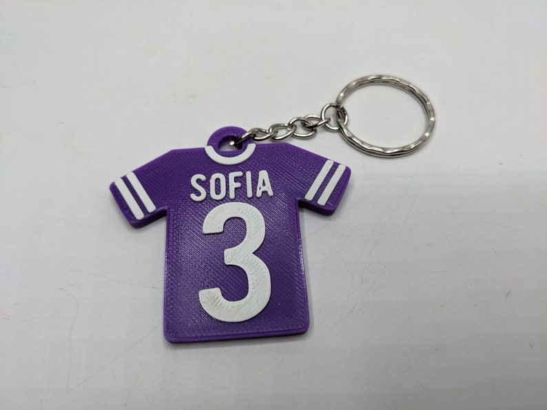 Girls Personalised Football Keyring / Soccer Keyrings / Football Party ...