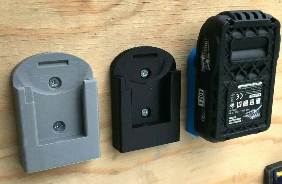 Aldi Activ Energy 20V & 40v Battery Wall Mount Holder for Workshop ...