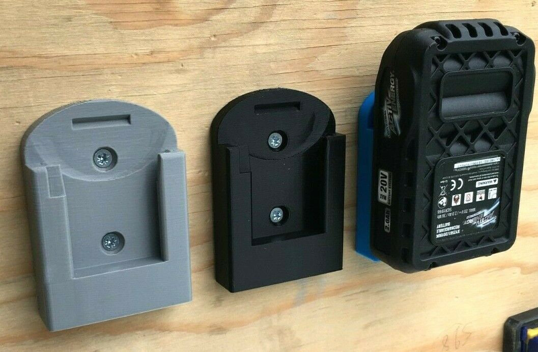 Battery Wall Mount for Hilti B22 22v or B36 36v Batteries / Undershelf ...