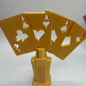 Poker Game Trophy, Card Game Trophy, Gambling Trophy, Christmas Card ...