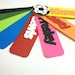 Football Personalised Bookmarks - Any Name / Choose Colours - Soccer ...
