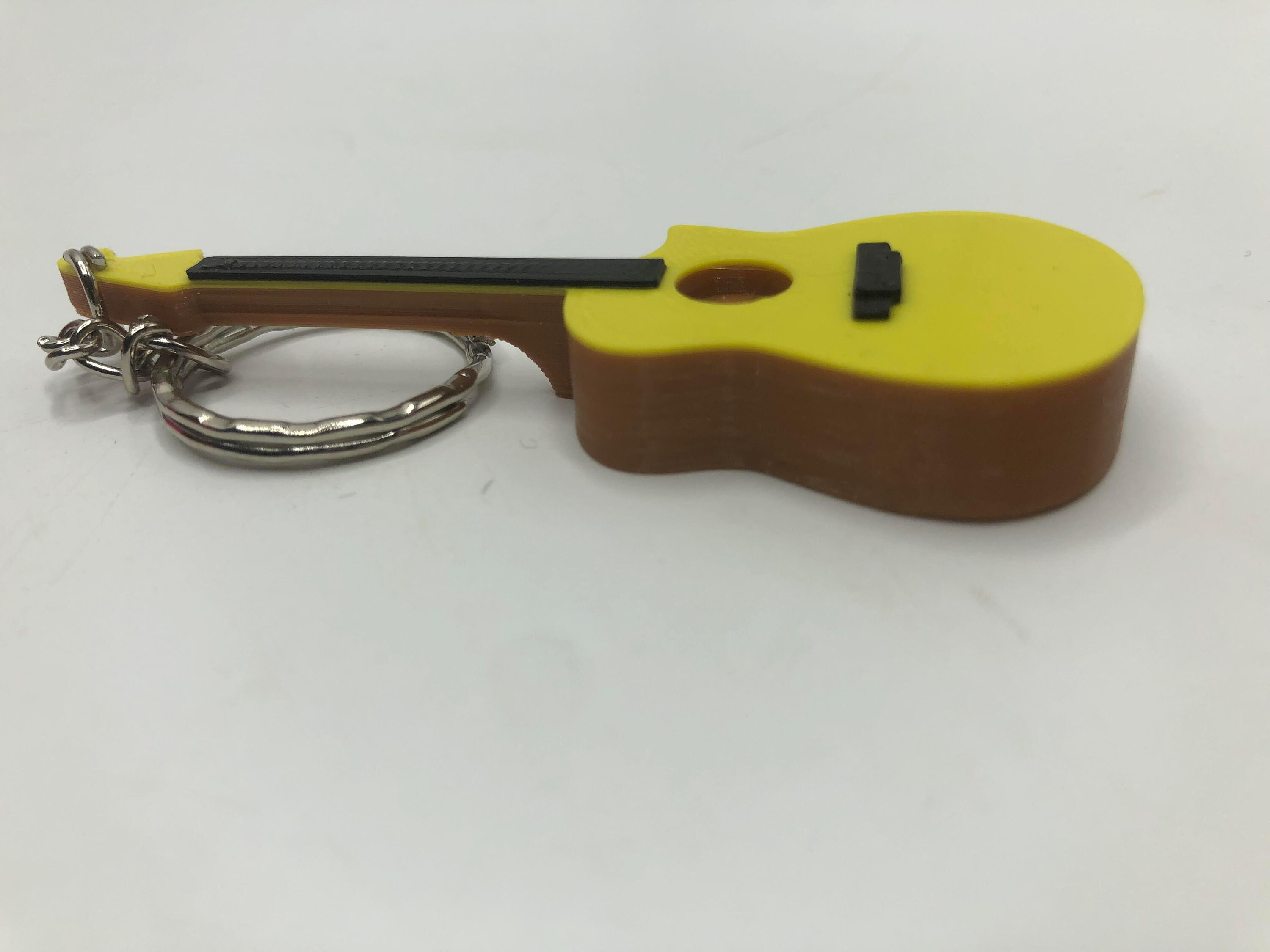 Acoustic Guitar Keyring / Acoustic Guitar Bag Tag / Guitar Shaped ...
