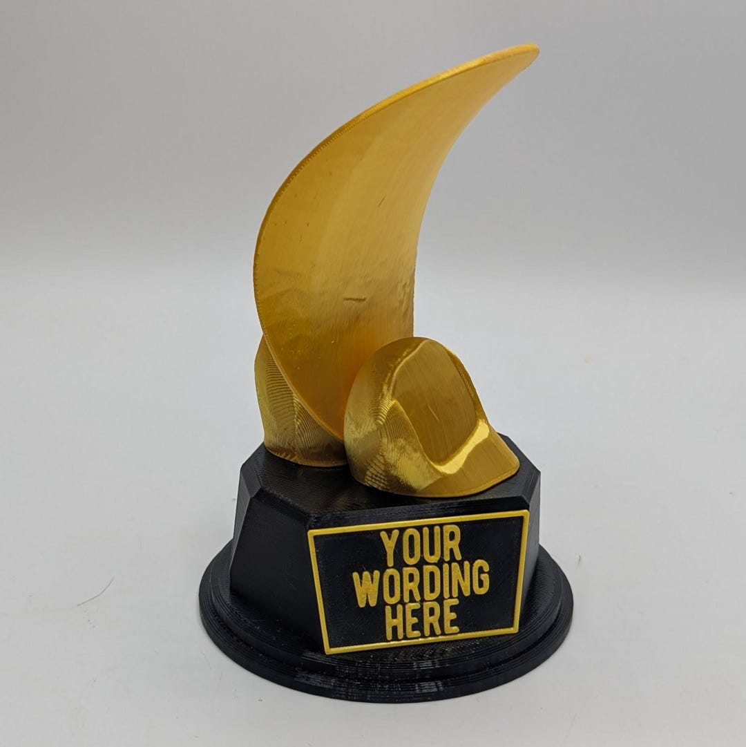 Personalised Potato Chip Trophy, Personalised Crisp Trophy, Crisp Fun ...