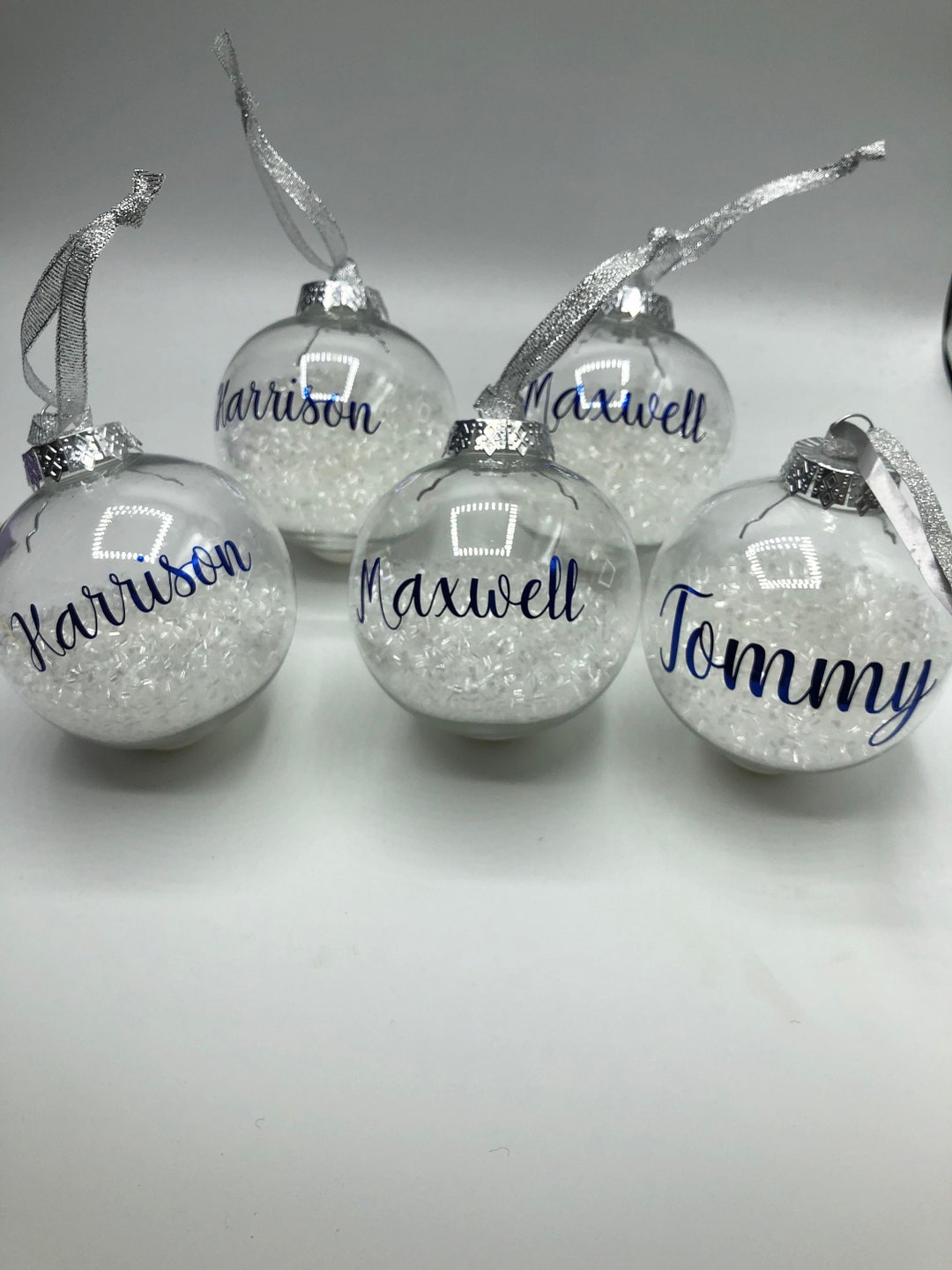 Personalised Christmas Bauble, First Christmas, Custom Bauble, Memorial ...